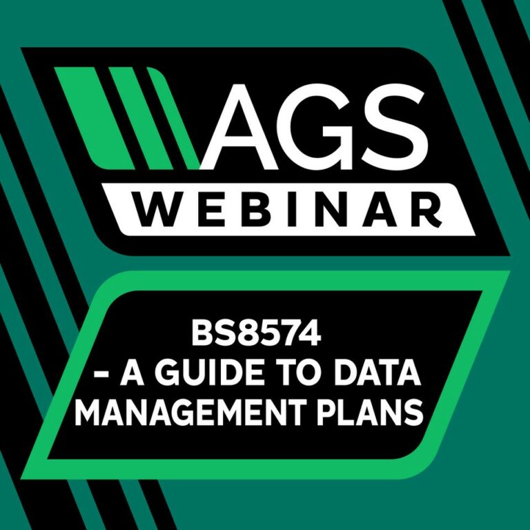 AGS – Association of Geotechnical and Geoenvironmental Specialists – BS8574 Webinar – A Guide to ...